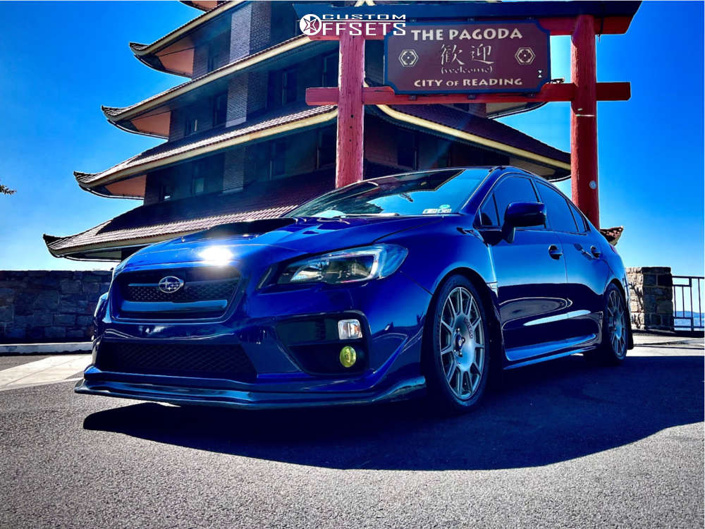 2017 Subaru WRX with 18x8 45 Sparco Terra and 245/40R18 Michelin Pilot ...