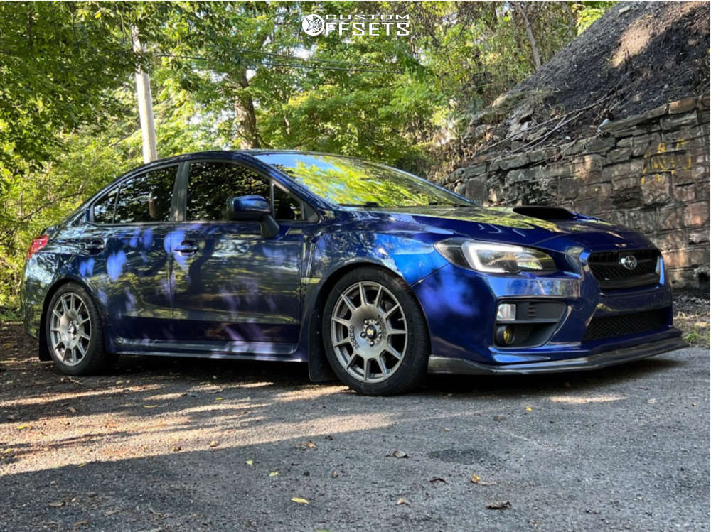 2017 Subaru WRX with 18x8 45 Sparco Terra and 245/40R18 Michelin Pilot ...