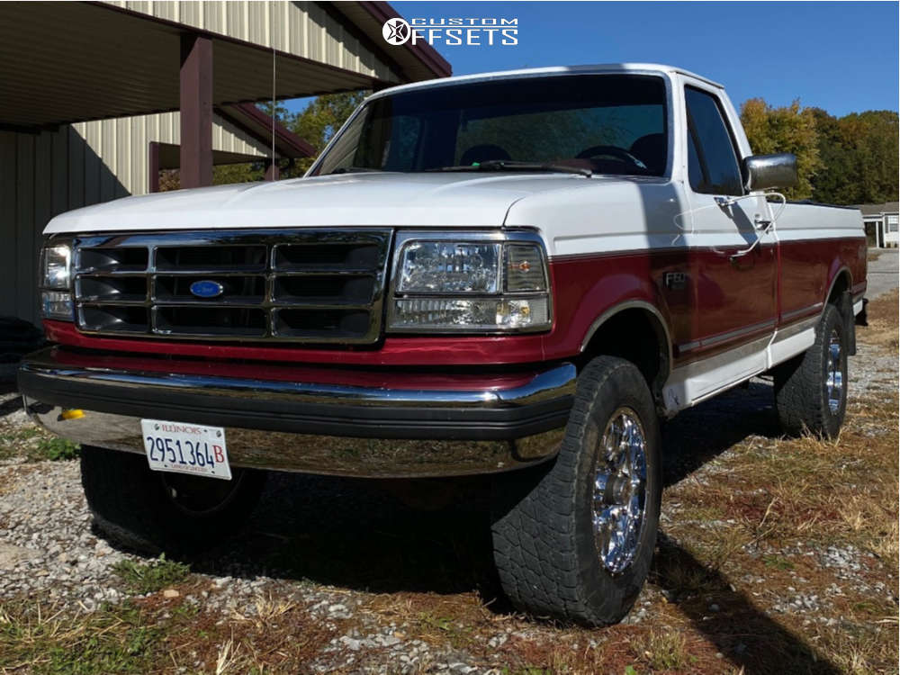 1995 Ford F-150 with 18x9 12 Ultra Hunter and 275/65R18 Nitto Terra ...
