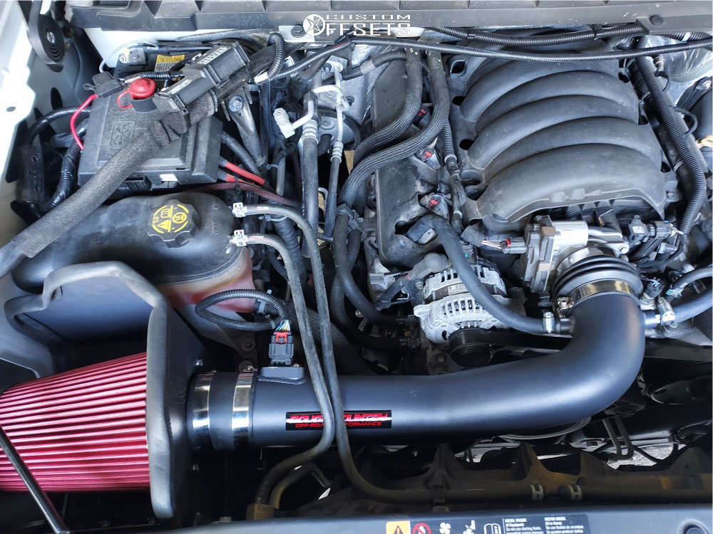 2017 Chevrolet Silverado 1500 with 22x12 -51 Vision Riot and 33/12.5R22 ...