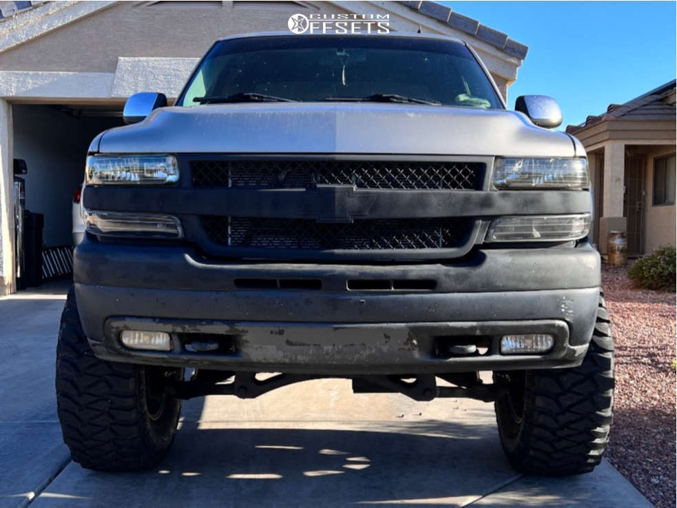 2002 Chevrolet Silverado 2500 HD with 18x9 0 Raceline Shift and 37/13 ...