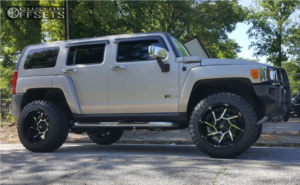 2006 Hummer H3 with 20x12 -51 Vision Prowler and 33/12.5R20 Atturo ...