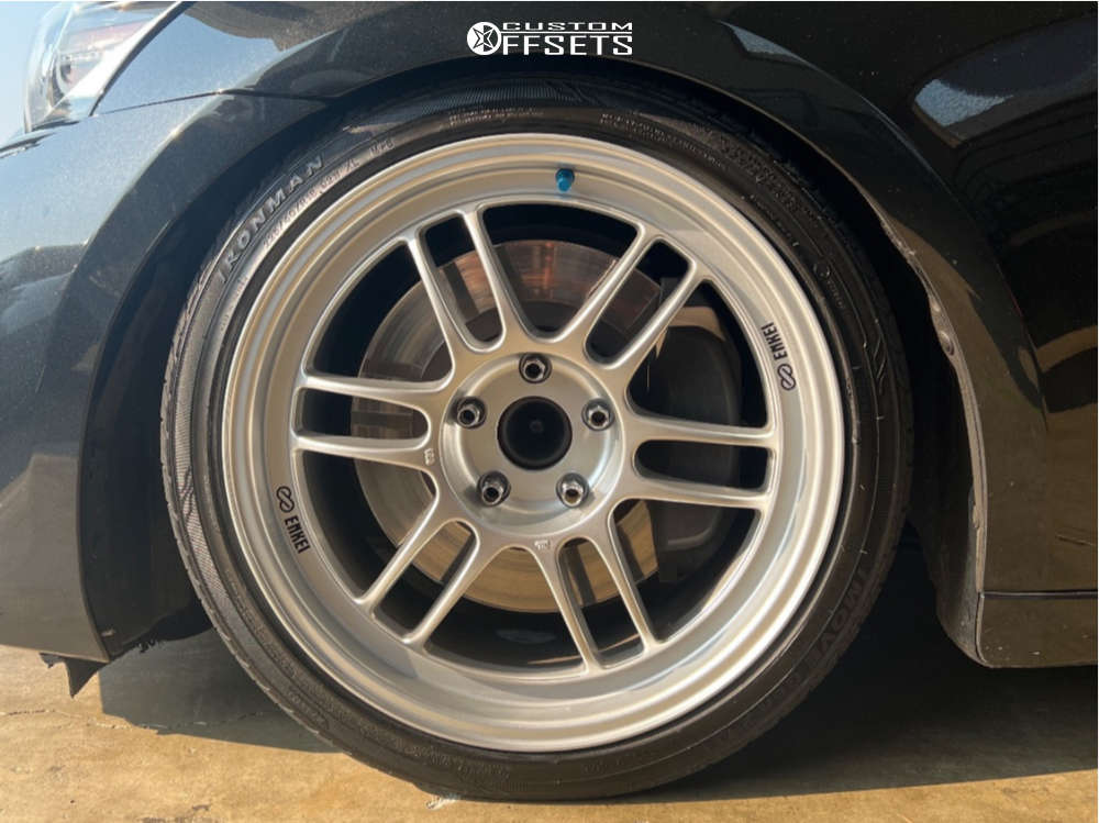 2018 Lexus IS350 with 18x8.5 40 Enkei Rpf1 and 225/40R18 Lionhart LH ...