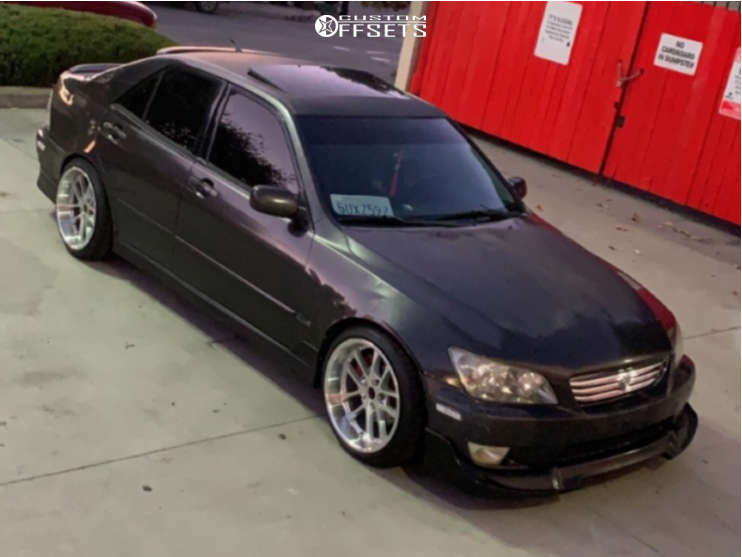 2002 Lexus IS300 with 18x9.5 30 ARC Ar5 and 225/40R18 Kumho Ecsta Ps31 and Air Suspension ...