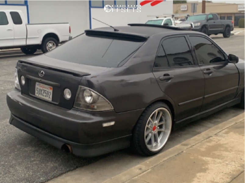 2002 Lexus IS300 with 18x9.5 30 ARC Ar5 and 225/40R18 Kumho Ecsta Ps31 ...