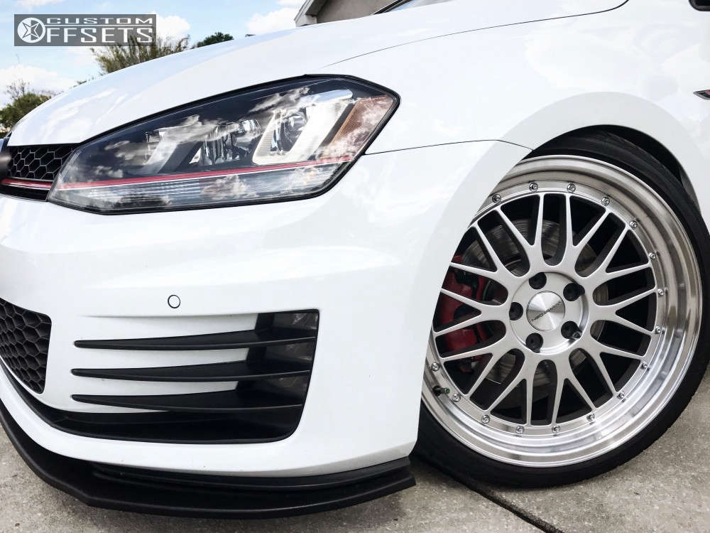 2015 Volkswagen GTI with 19x8.5 35 Varrstoen Es1 and 225/35R19 General ...