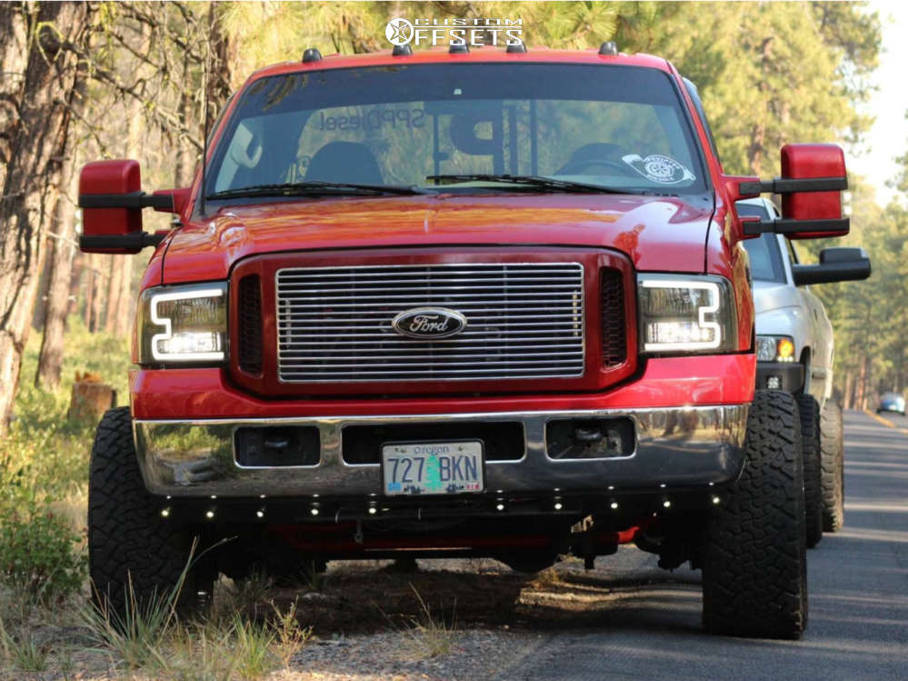 1999 Ford F-350 Super Duty with 24x12 -51 Vision Rocker and 285/40R24 ...