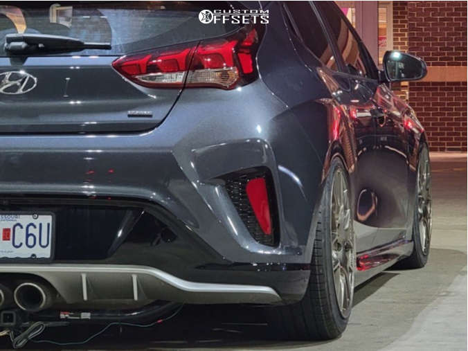 2020 Hyundai Veloster with 18x8.5 35 Advanti Racing Vigoroso V1 and 225 ...