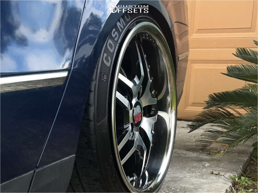 2006 Volkswagen Passat with 18x9 35 MRR Rw2 and 215/40R18 Cosmo Mucho Macho and Coilovers ...
