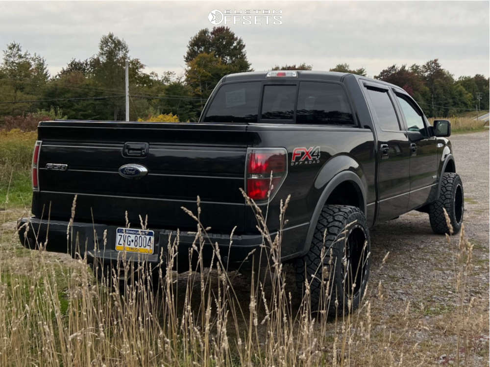2014 Ford F-150 with 20x12 -44 TIS 544BM and 33/12.5R20 Kenda Klever R ...