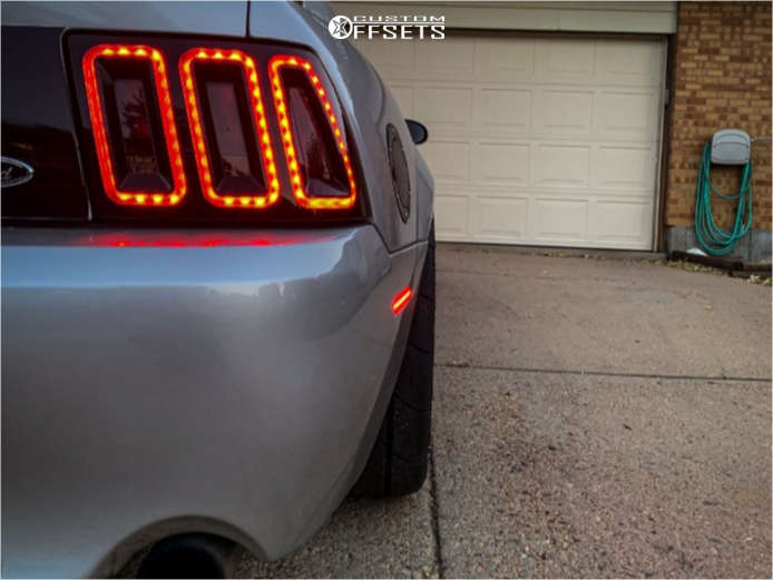 2000 Ford Mustang with 18x9.5 22 ESR Sr01 and 255/35R18 Toyo Tires ...