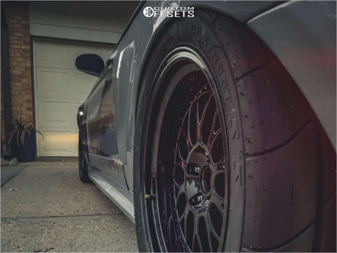 2000 Ford Mustang with 18x9.5 22 ESR Sr01 and 255/35R18 Toyo Tires ...