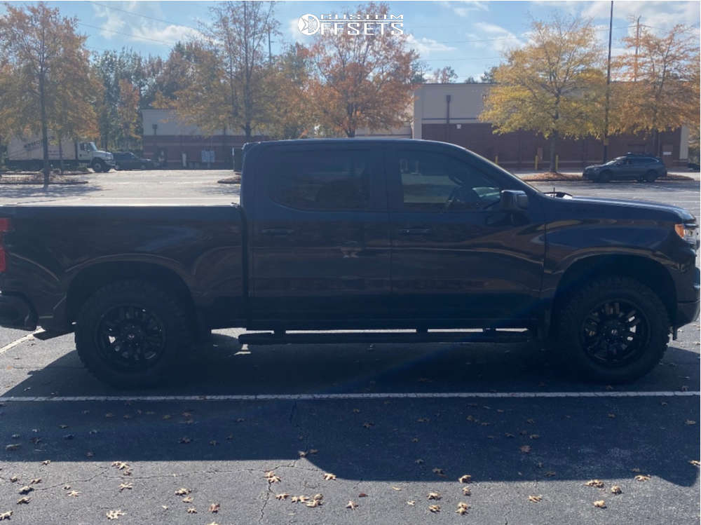 2022 Chevrolet Silverado 1500 with 20x9 1 Fuel Sledge and 275/60R20 ...