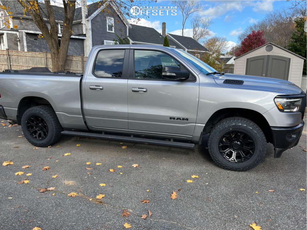 2021 Ram 1500 with 18x9 12 G-FX TR19 and 275/65R18 Falken WildPeak AT3W ...