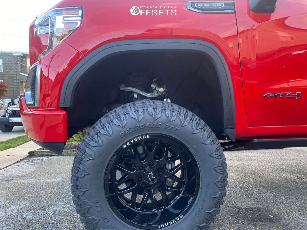 2021 GMC Sierra 1500 with 20x12 -44 Revenge Offroad Rv-206 and 37/13 ...