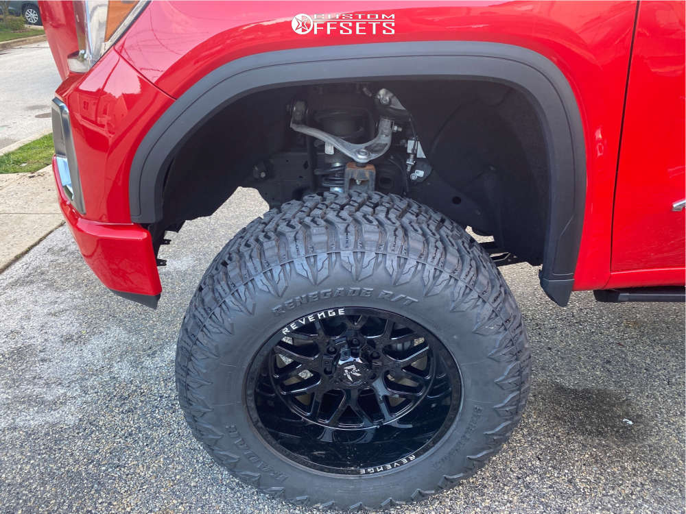 2021 GMC Sierra 1500 with 20x12 -44 Revenge Offroad Rv-206 and 37/13 ...