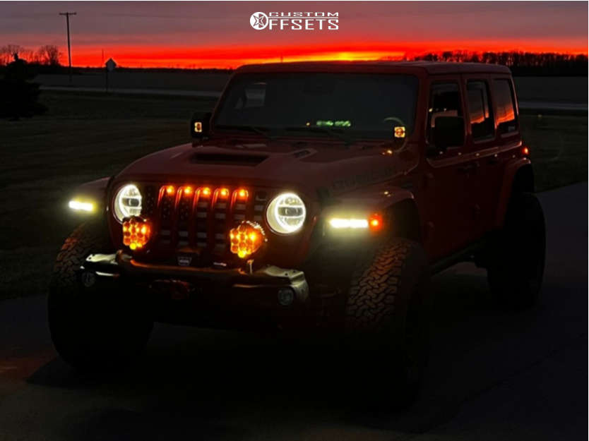 2021 Jeep Wrangler with 17x9 -44 Method Mr106 and 37/12.5R17 BFGoodrich ...