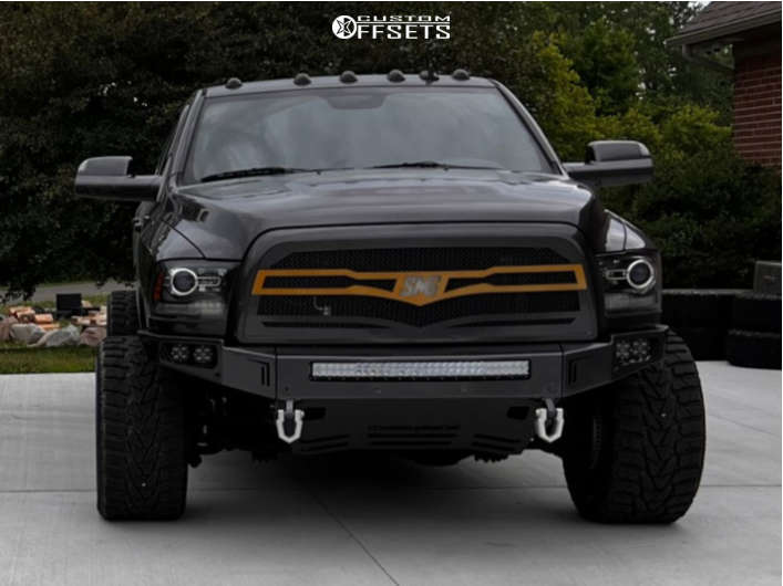 2016 Ram 2500 with 24x14 -90 American Force Quantum Cc and 33/13.5R24 ...