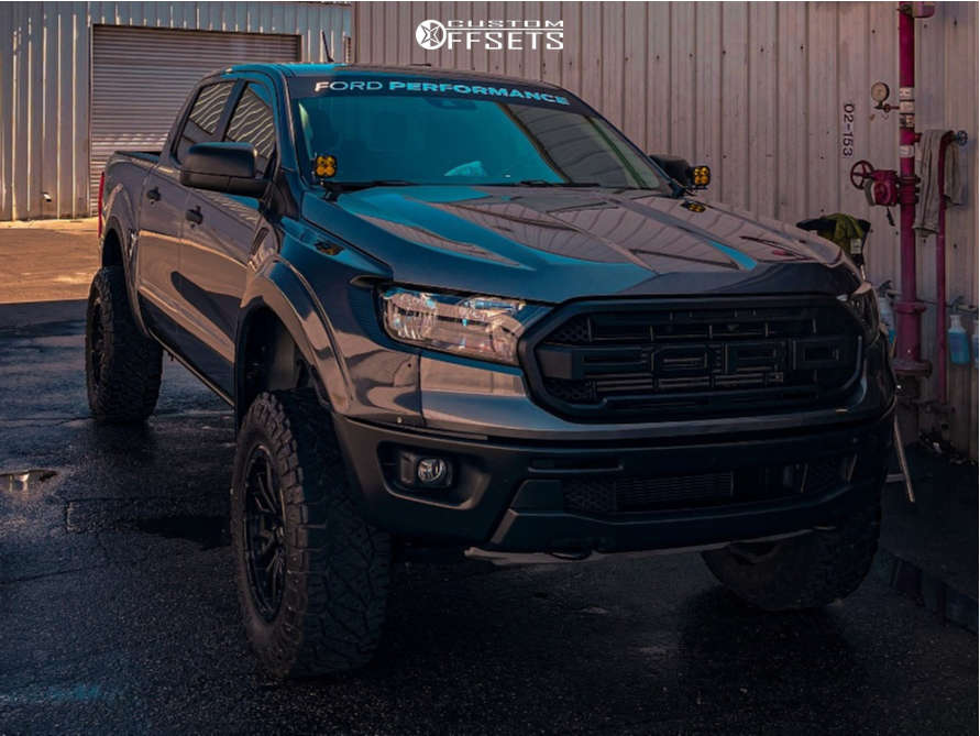 2021 Ford Ranger with 18x9 1 Fuel Rebel and 285/65R18 Nitto Ridge ...