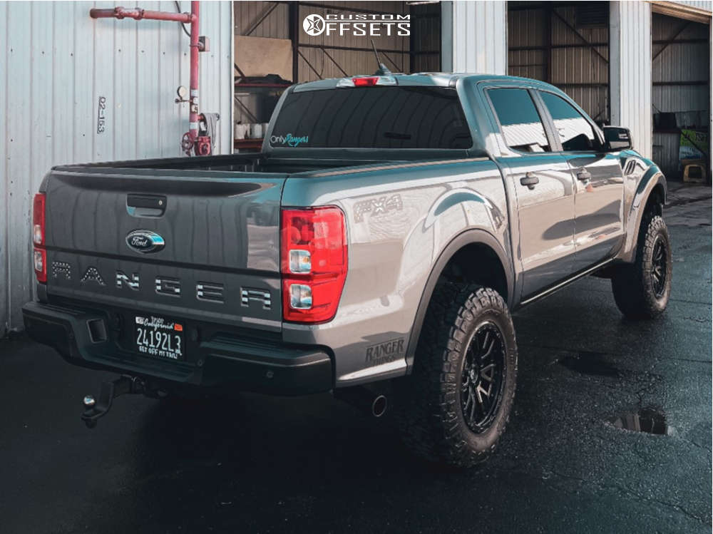 2021 Ford Ranger with 18x9 1 Fuel Rebel and 285/65R18 Nitto Ridge ...