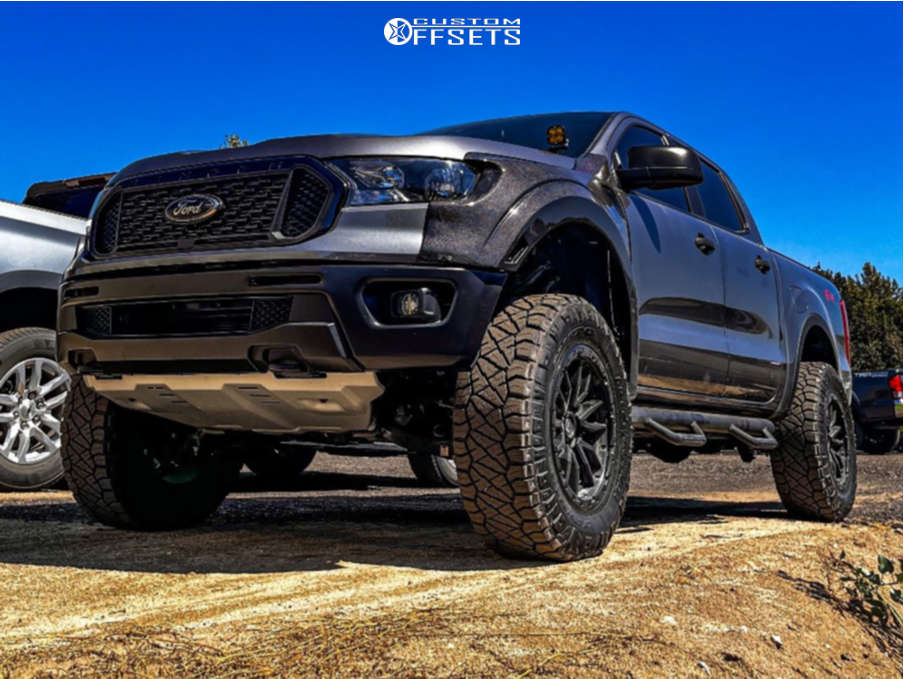 2021 Ford Ranger with 18x9 1 Fuel Rebel and 285/65R18 Nitto Ridge ...