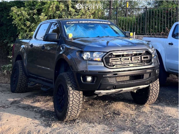 2021 Ford Ranger with 18x9 1 Fuel Rebel and 285/65R18 Nitto Ridge ...