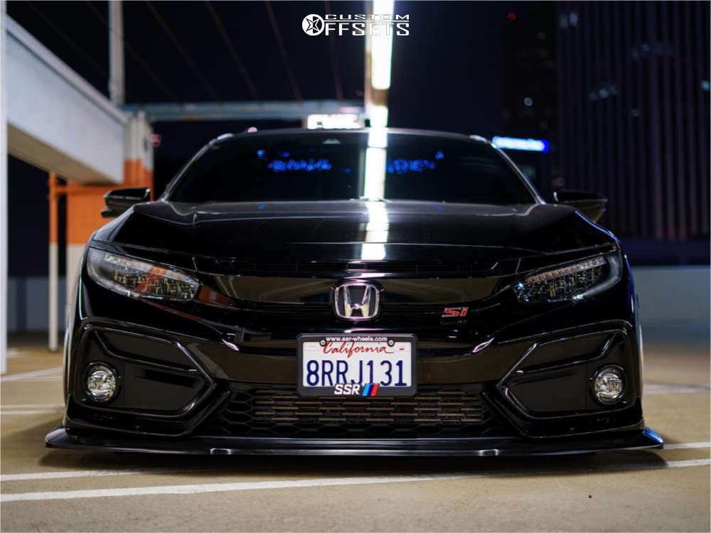 2020 Honda Civic with 18x10.5 15 SSR Professor Tf1 and 215/45R18 ...