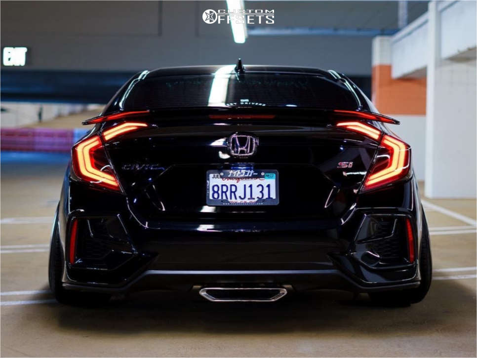 2020 Honda Civic with 18x10.5 15 SSR Professor Tf1 and 215/45R18 ...