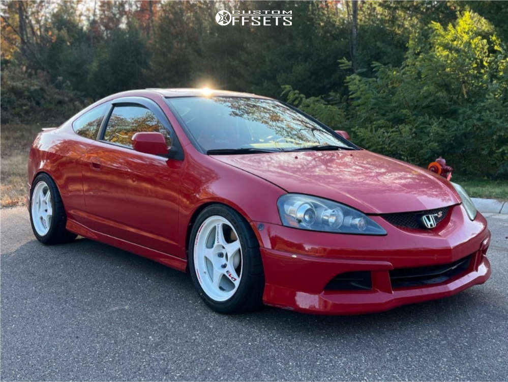 2005 Acura RSX with 17x9 22 Desmond Regamaster Evo II and 255/40R17 ...