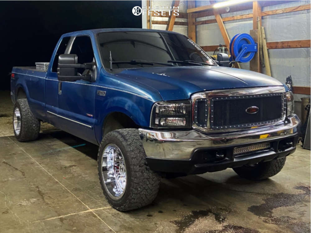 2000 Ford F-250 Super Duty with 20x12 -44 Hostile Sprocket and 33/12 ...