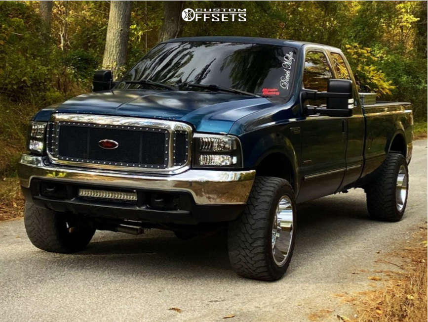 2000 Ford F-250 Super Duty with 20x12 -44 Hostile Sprocket and 33/12 ...