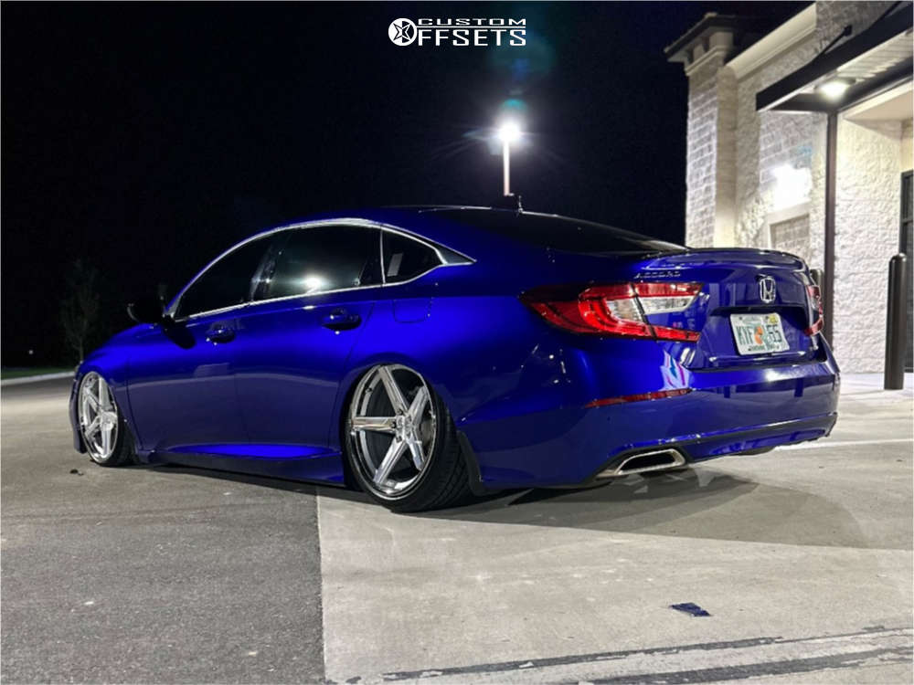 2021 Honda Accord with 20x9 15 Vertini Rfs1.7 and 235/35R20 Lexani Lx-twenty and Air Suspension ...