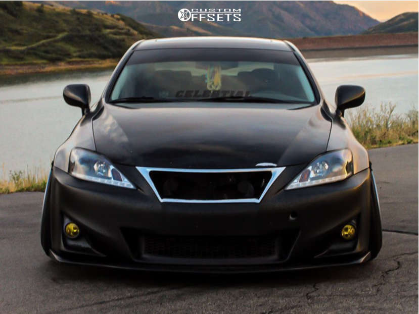 2007 Lexus IS250 with 18x10.5 22 Aodhan Ds06 and 225/40R18 Ironman ...