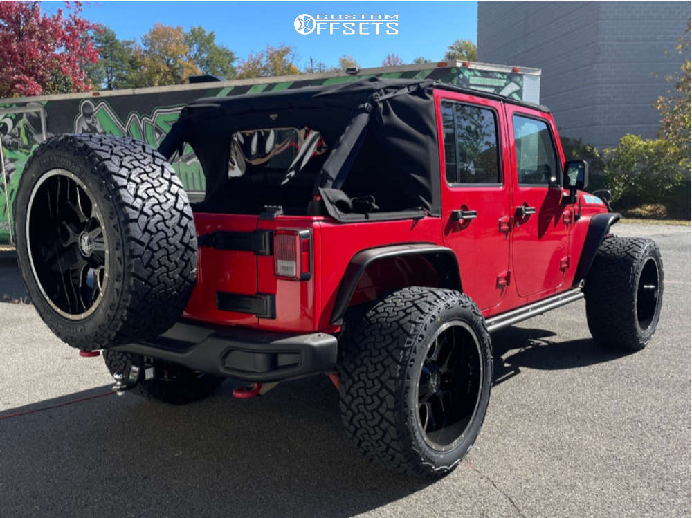 2014 Jeep Wrangler with 22x12 -44 Karma Offroad K31 and 35/13.5R22 Venom Power Terra Hunter X/t ...