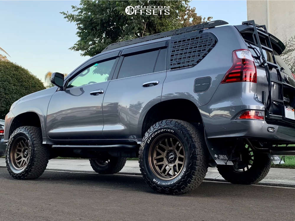 2018 Lexus GX460 with 18x9 -20 Rays A-LAP-07X and 285/65R18 BFGoodrich ...