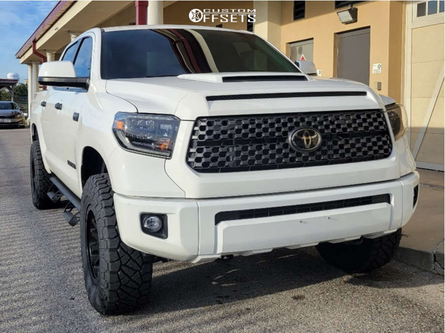 2020 Toyota Tundra with 18x9 20 Fuel Vector and 295/70R18 Nitto Ridge ...