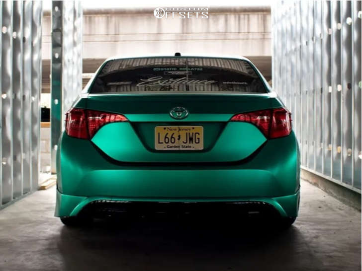 2018 Toyota Corolla with 17x8 35 TSW Vale and 225/45R17 Toyo Tires ...