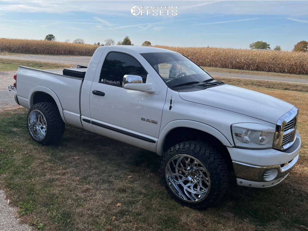2008 Dodge Ram 1500 with 22x14 -76 RBP 80r and 33/13.5R22 Atturo Trail ...