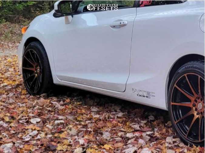 2015 Honda Civic with 18x9 30 Shift GEAR and 235/40R18 Lexani Lxuhp-207 ...