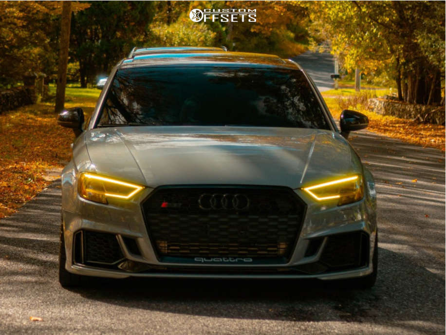 2020 Audi RS3 with 18x8.5 45 Fifteen52 Turbomac and 245/40R18 ...