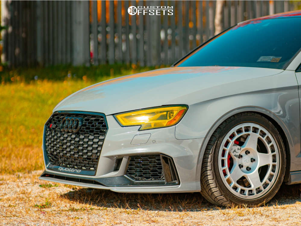 2020 Audi RS3 with 18x8.5 45 Fifteen52 Turbomac and 245/40R18 ...