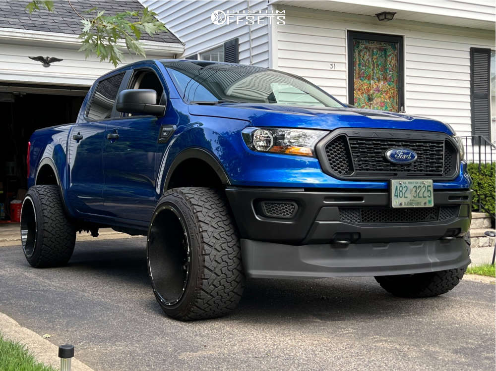 2019 Ford Ranger with 22x14 -76 Vision Spyder and 33/12.5R22 Venom ...