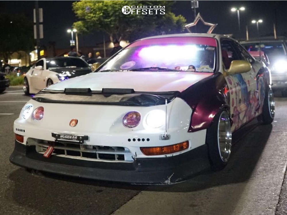 1997 Acura Integra with 15x9 0 Vors Tr3 and 185/55R15 Lionhart LH-503 ...