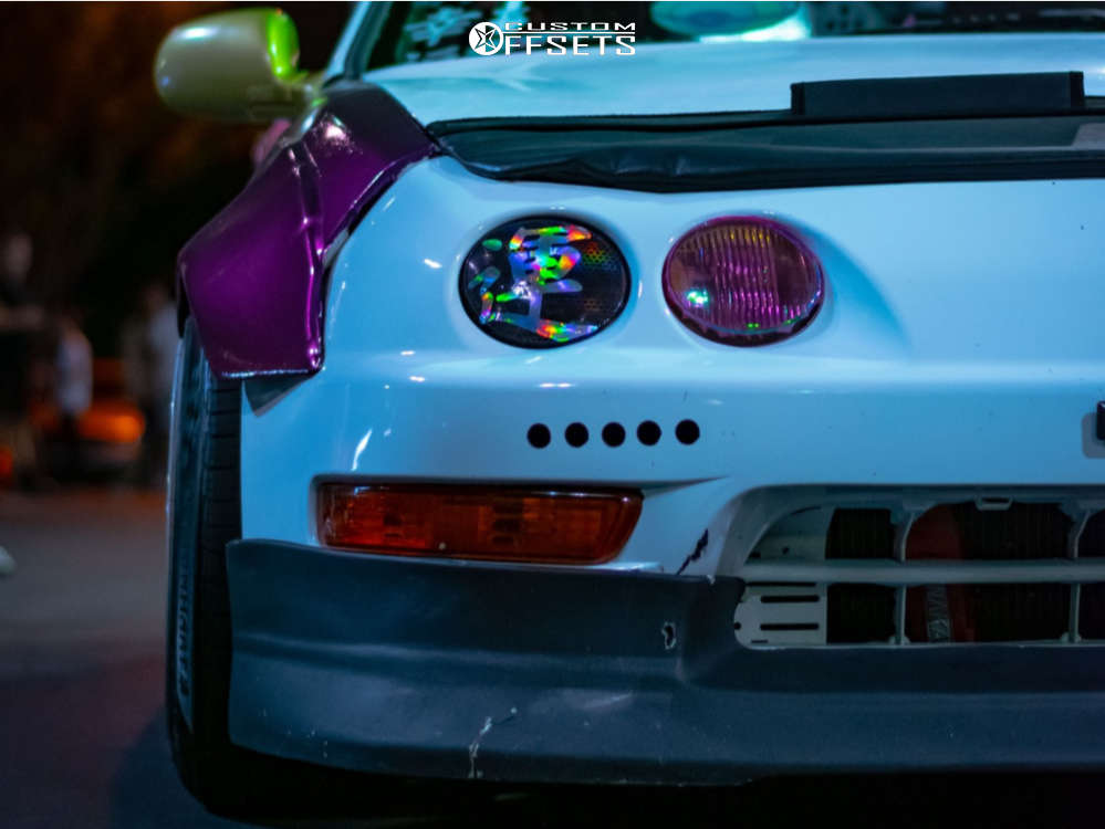 1997 Acura Integra with 15x9 0 Vors Tr3 and 185/55R15 Lionhart LH-503 ...