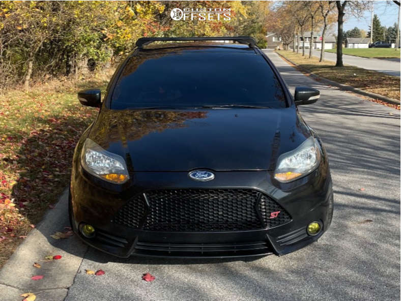 2014 Ford Focus with 18x9 35 Vors Vr8 and 215/35R18 Nitto Neo Gen and ...