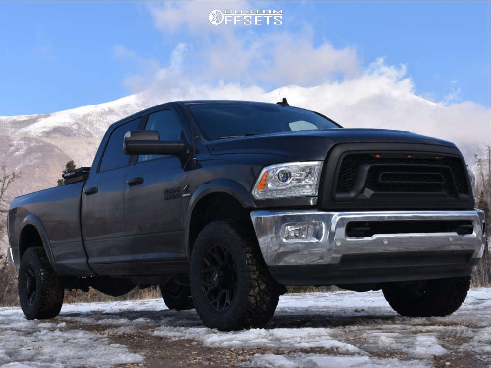 2018 Ram 3500 with 18x9 12 G-FX TR19 and 33/12.5R18 Nitto Ridge ...