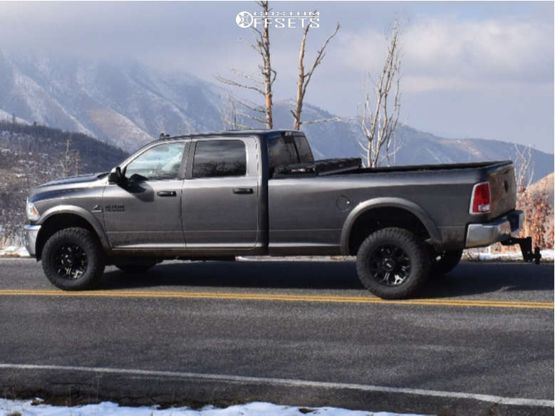 2018 Ram 3500 with 18x9 12 G-FX TR19 and 33/12.5R18 Nitto Ridge Grappler and Stock | Custom Offsets