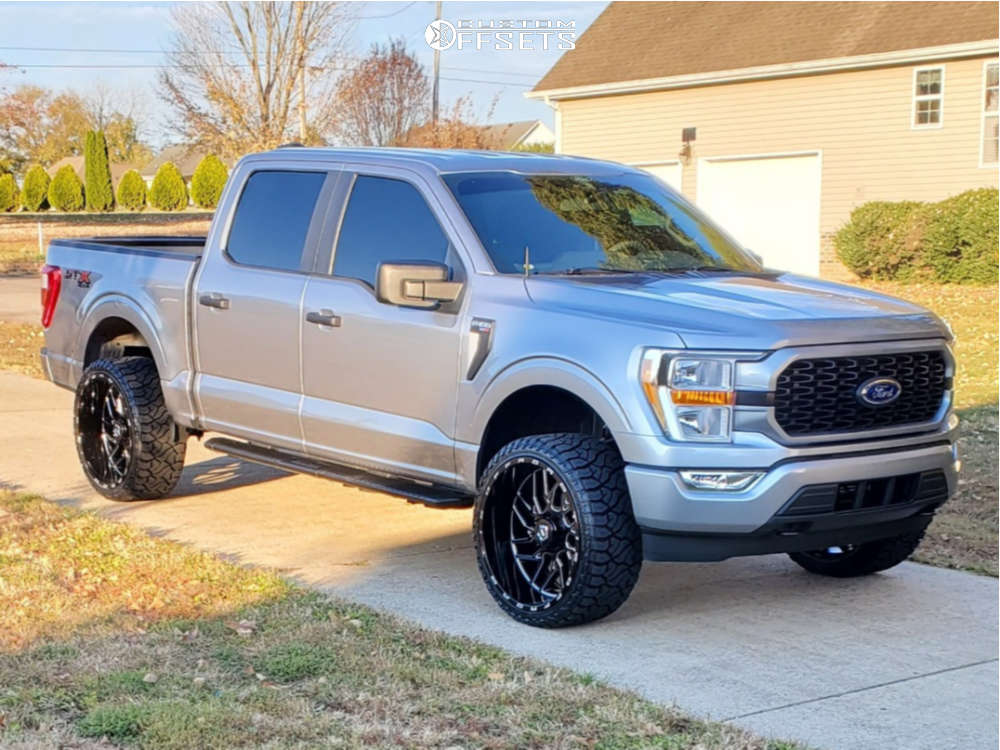 2022 Ford F-150 with 24x12 -44 TIS 544BM and 33/12.5R24 Venom Power ...