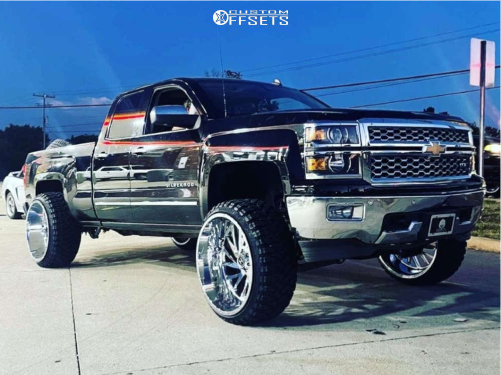 2014 Chevrolet Silverado 1500 with 26x14 -76 Hardcore Offroad Hc21 and ...