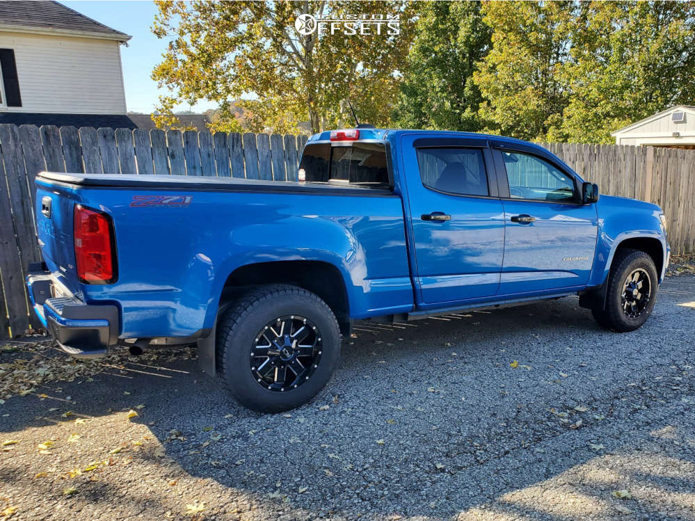 2021 Chevrolet Colorado with 17x9 18 Alloy Ion Style 141 and 265/70R17 ...